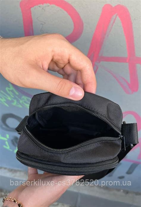 Купить Барсетка мужская Nike (Найк) black сумка через плечо черная ТОП ...