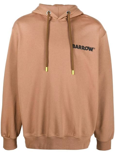 BARROW - Logo Cotton Hoodie Barrow