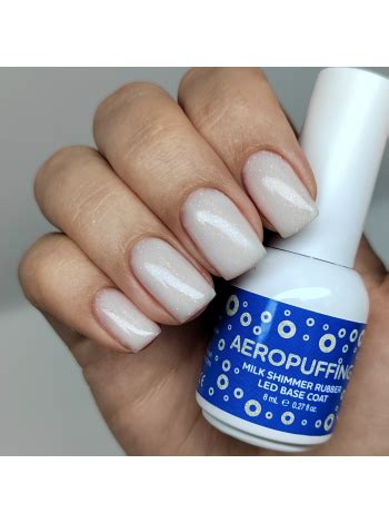 Aeropuffing, база каучуковая молочная с шиммером Milk Shimmer Rubber ...