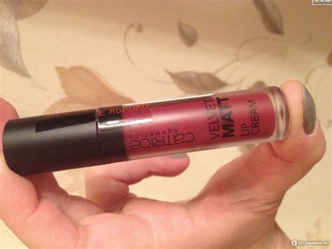 Жидкая матовая помада Catrice VELVET MATT lip cream - «Матовая помада ...