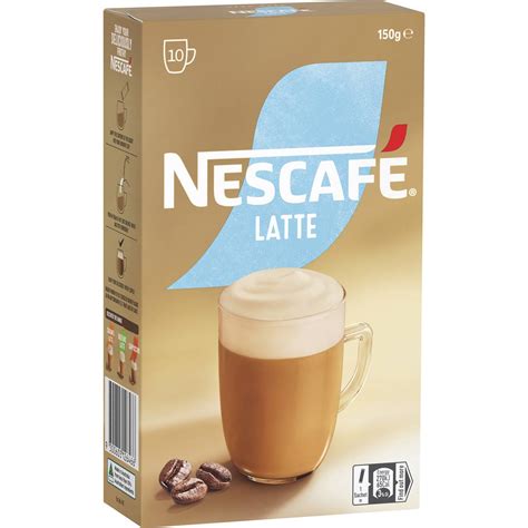 Nescafe Latte Coffe Sachets 10 Pack | Woolworths