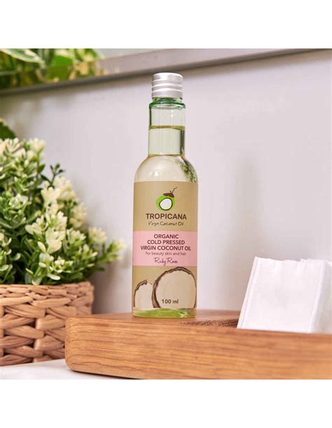 Tropicana Organic Cold-pressed Coconut Oil For Hair And Skin Nourishing ...