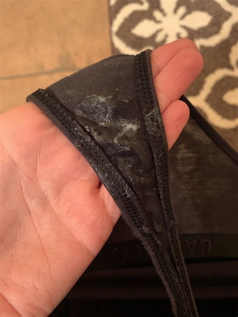 6am-10am played in panties right before ovulation.. this pair is so old you can see through them ...