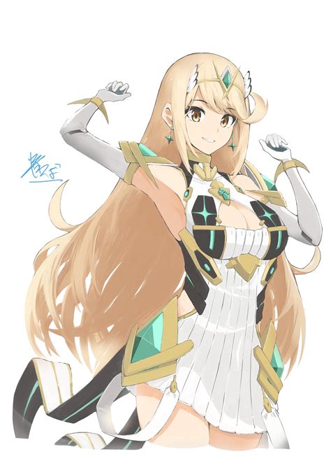 mythra (xenoblade chronicles and 1 more) drawn by aotsuba | Danbooru