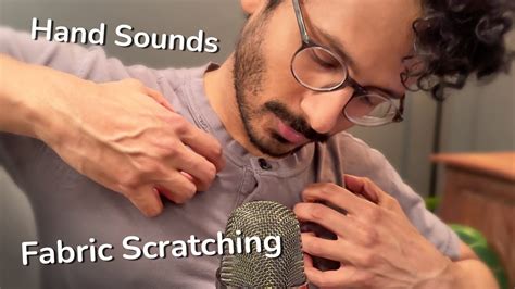 ASMR Fabric scratching and hand sounds, Fast & Aggressive - YouTube