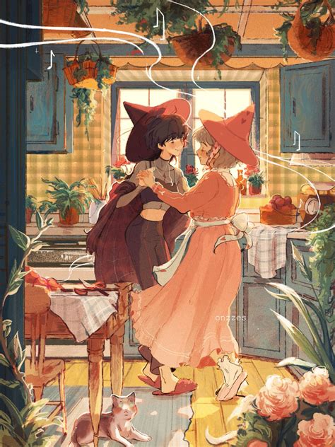 「oh to be two sapphic witches in love, sl」|sara🍒 @ shop open!!のイラスト