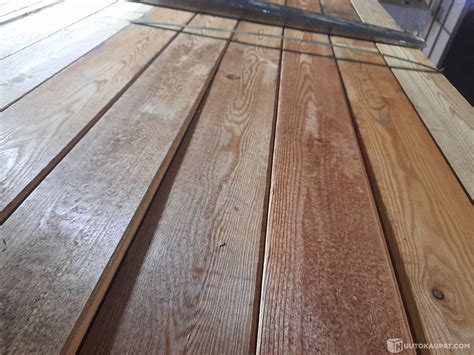 Terassilauta lehtikuusi 28x120x4000, erä 78kpl, 2-laatu, Joensuu ...