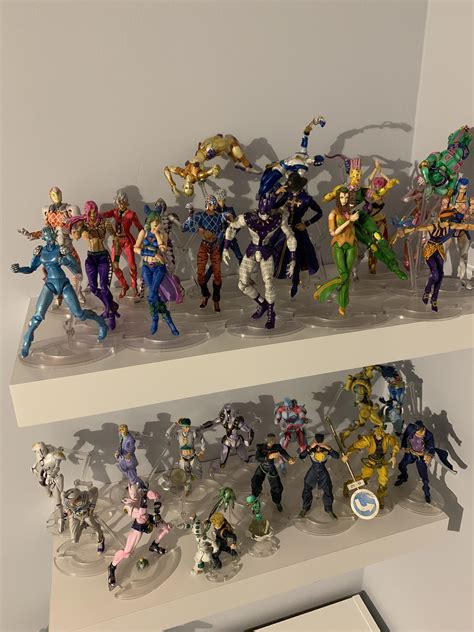Rearranged and added more figures to my JoJo collection. : r ...