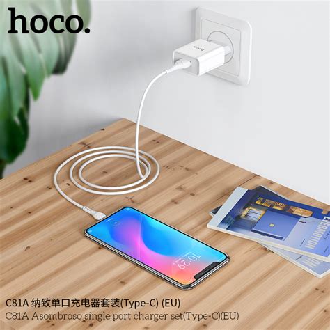 Bộ sạc Hoco C81A Asombroso single port charger set Type-C