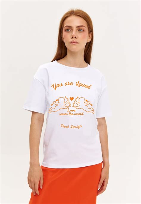 Футболка Angel белая - Pivot Design