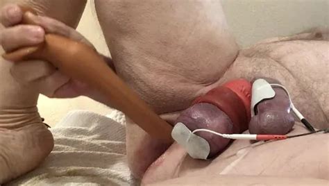 Hands free orgasm from BDSM - Estim and hard CBT makes me cum | xHamster
