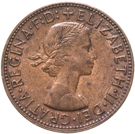 Монета Австралия 1 пенни (penny) 1952-1965 гг. Елизавета II стоимостью ...