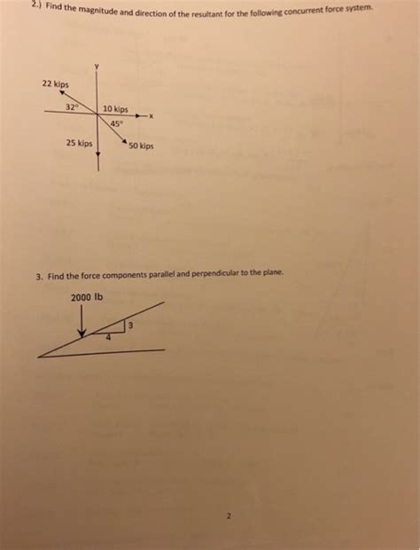 Solved Find the magnitude and direction of the resultant for | Chegg.com