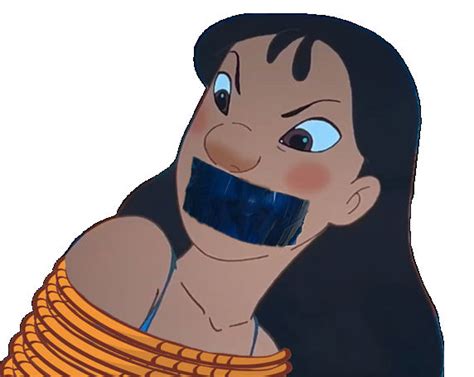 Nani tied up and gagged render 5 by adamhatson on DeviantArt
