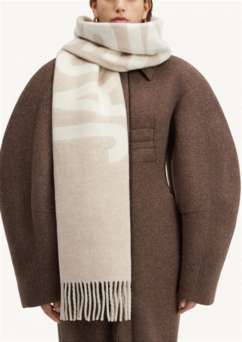 L'écharpe Jacquemus - Beige Multi - Jacquemus | Département Féminin