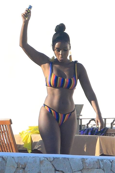 JANELLE MONAE in Bikini on the Beach in Cabo 06/18/2019 – HawtCelebs