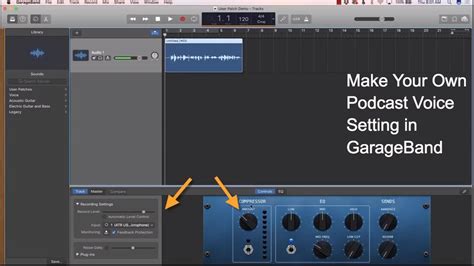 How to Make Your Own Podcast Voice Setting in GarageBand - YouTube