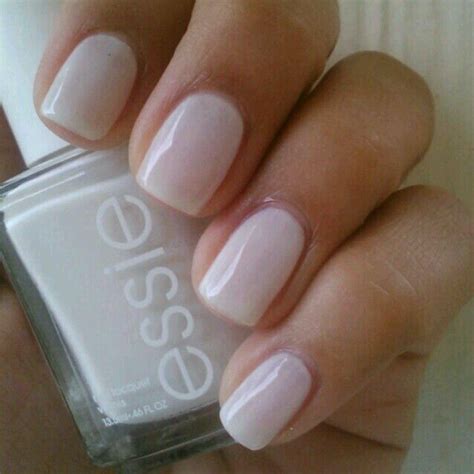 Essie: Marshmallow | Pretty nails, Nail polish, Gel nails