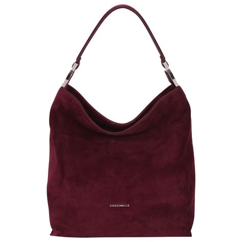 Замшевая сумка-хобо Coccinelle Keyla suede CI1 13 02 01_grape ...