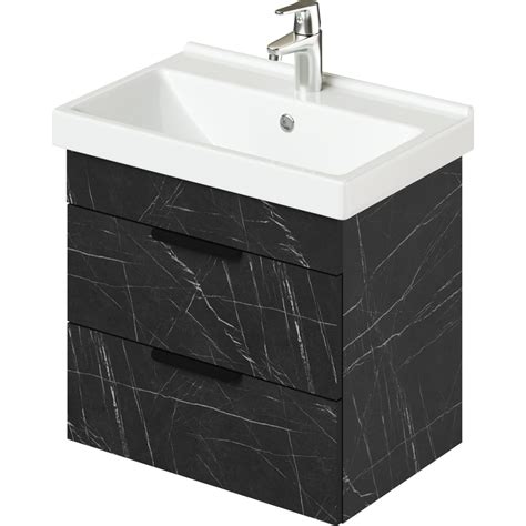 Тумба с раковиной в ванную IKA alta 60 605x403x530 камень пьетра с ...