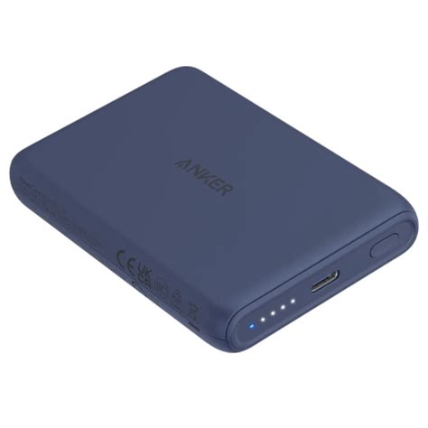 Магнитная батарея Anker 521 PowerCore Magnetic 5K 5000 мАч Blue (A1619 ...