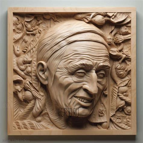 джим Дэвис 1 - 3d stl модель для ЧПУ