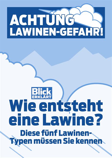 Wie ensteht eine Lawine? Diese 5 Lawinentypen müssen Sie kennen | Blick.ch