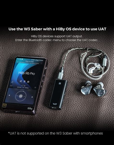 Experience Hifi Electronics Anywhere with HiBy W3 Saber | HiBy