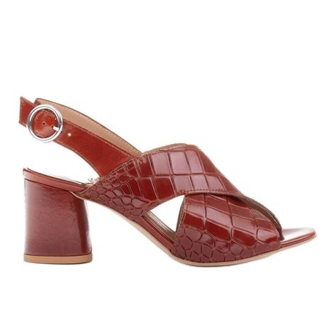 Sandały Marco Shoes, kolor Brązowe - TopBucik.pl
