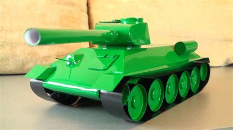 Модель Т-34-85 своими руками из бумаги