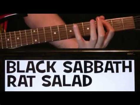 Black Sabbath Rat Salad Guitar Chords Lesson & Tab Tutorial with Solo from Paranoid - YouTube