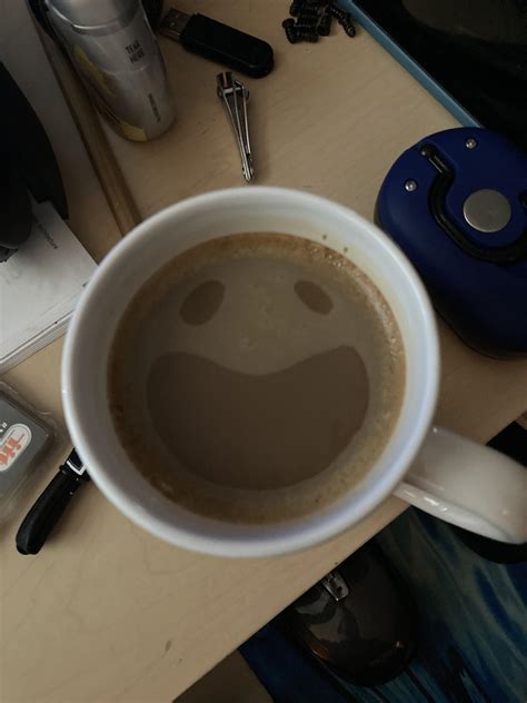 A happy coffee : r/pics