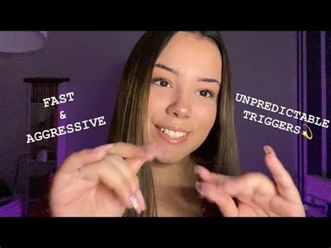 ASMR | FAST and AGGRESSIVE Triggers | Odd Mouth Sounds | Trigger Words ...