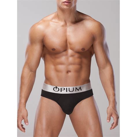 Мужские трусы слипы черные Opium Brif Steel R51 – купить за 1082 руб ...