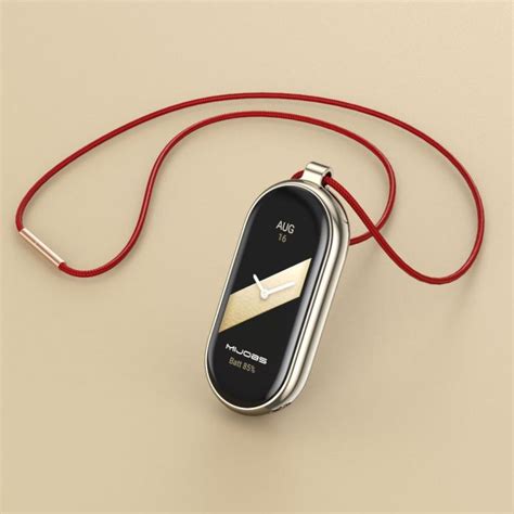 Mi Band 8สายคล้องคอสำหรับ Xiaomi สายสมาร์ทแบนด์8สายรัดข้อมือ NFC Miband ...