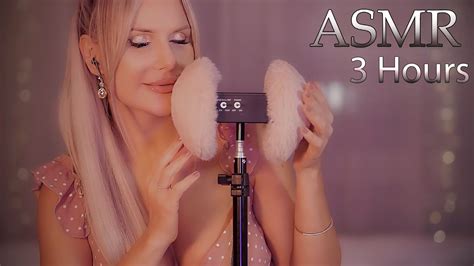 ASMR 3 HOURS Fluffy Mics Scalp Massage -"Relax, go to Sleep"- Whispering, Sleep Sounds 😴 😴 - YouTube
