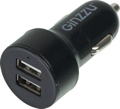 Обзор товара автомобильное зарядное устройство Ginzzu GA-4011UB, 2xUSB ...