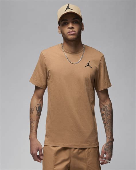 Футболка JORDAN M J JUMPMAN EMB SS CREW L Світло-коричневий DC7485-231 ...