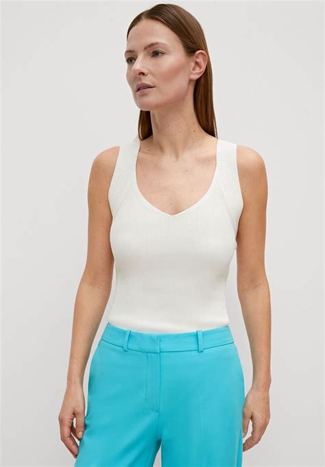 comma Top - weiß/wit - Zalando.nl