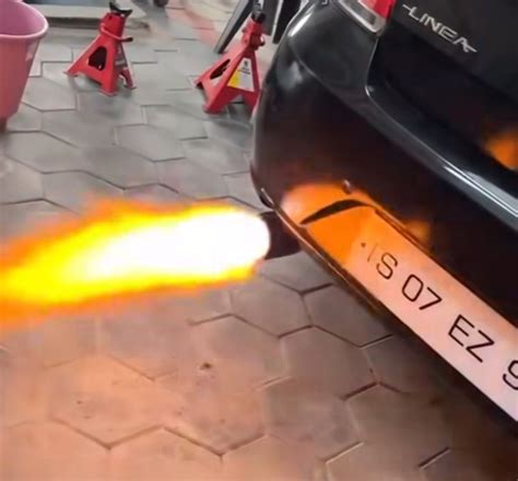 Car Exhaust Flame Thrower Kit | Single Exhaust Flame Kit – Universal Petrol Engine Upgrade ...
