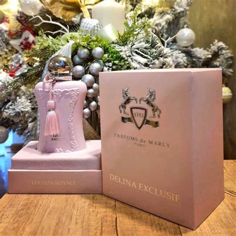 Jual parfum de marly delina la rose lengkap box | Shopee Indonesia