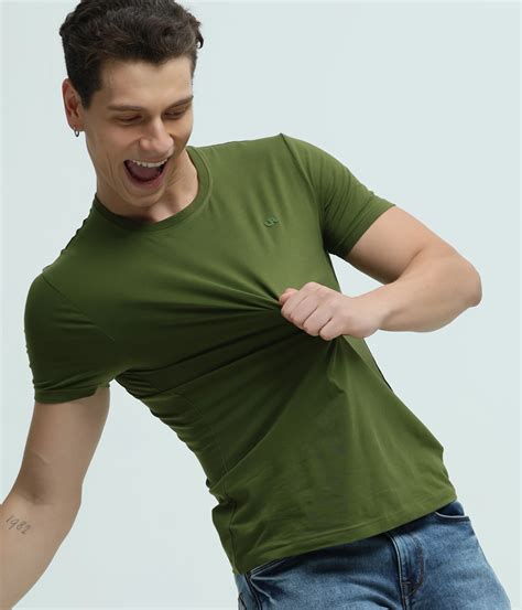 Turms Dew Stretchable Green T-Shirt - Intelligent Apparel