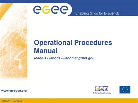PPT - Operational Procedures Manual PowerPoint Presentation, free download - ID:5852138