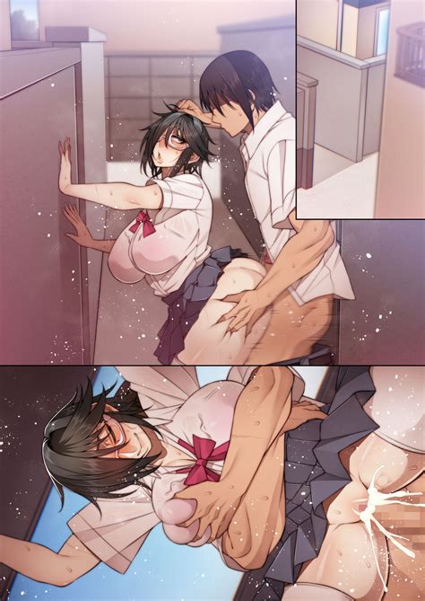 Rule 34 - 1boy 1girls against wall anko nekura ass ass grab bathroom ...