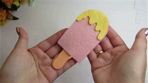 Шьем мороженое из фетра легко и просто\Sewing felt ice cream is easy ...