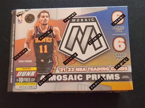 At Auction: 2021-22 Panini Mosaic Basketball Blaster Box