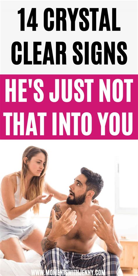 14 Crystal Clear Signs He's Just Not That Into You | Moments With Jenny