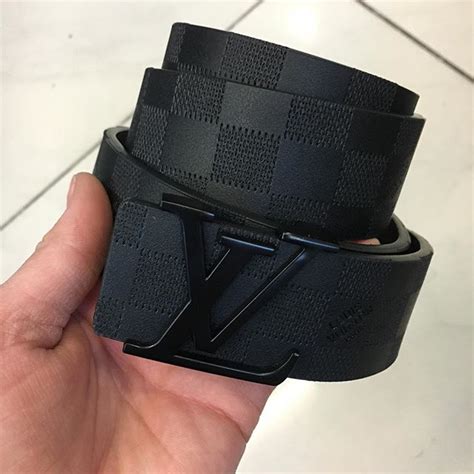 Ремень Louis Vuitton черный graphite - Mega Brands