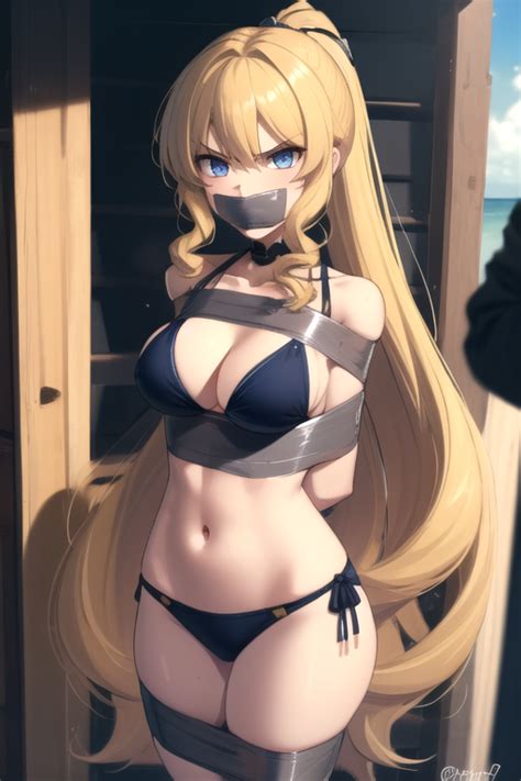 Navia Tied Up and Gagged in Bikini 3 by Thy0809 on DeviantArt
