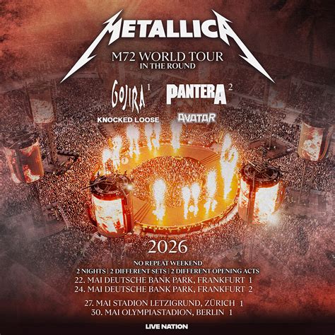 Metallica - M72 World Tour In The Round 2026, 30.05.2026 - Shop Olympiastadion Berlin GmbH